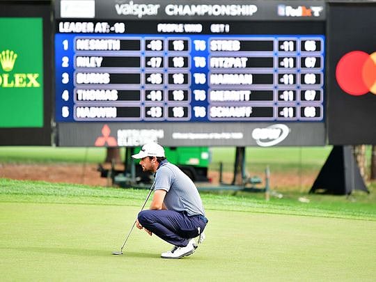 PGA Tour: Rookie Davis Riley rolls in a 62 for two-shot lead at Valspar ...