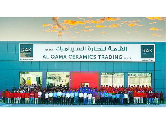 Al Qama Group opens their flagship RAK Ceramics showroom in Al Quoz, Dubai