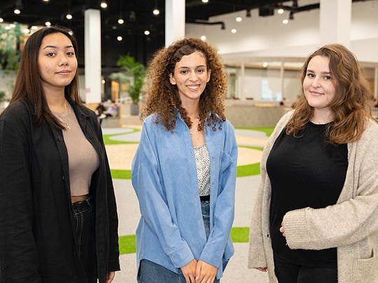 CUD students develop award-winning app for people of determination