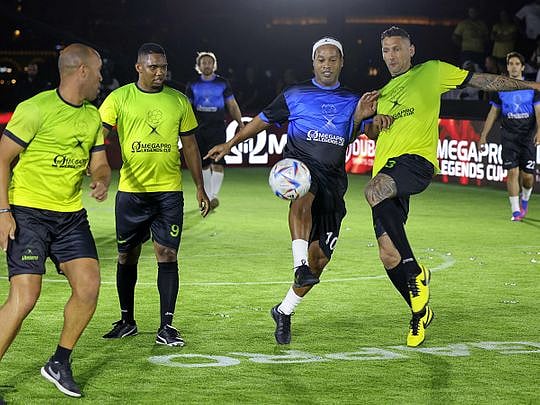 Ronaldinho, Figo, Kaka, Terry, Casillas shine during Omega Pro Legends ...