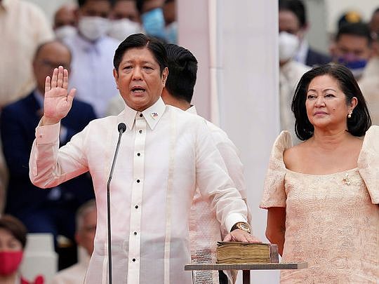 Photos: Ferdinand Marcos Jr. takes oath as Philippine president