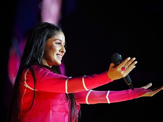 Bollywood singer Sunidhi Chauhan enthralls music fans in Dubai