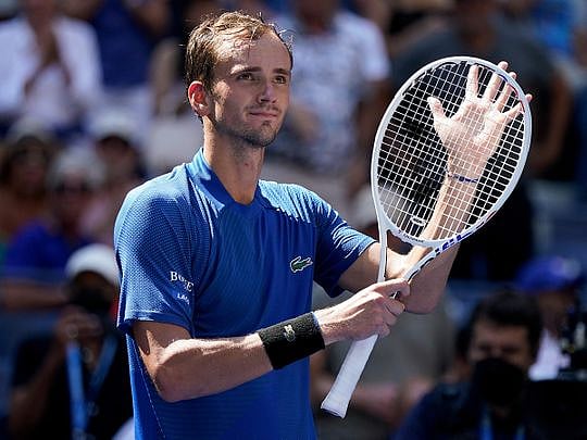 US Open: Daniil Medvedev beats Stefan Kozlov to begin title defence