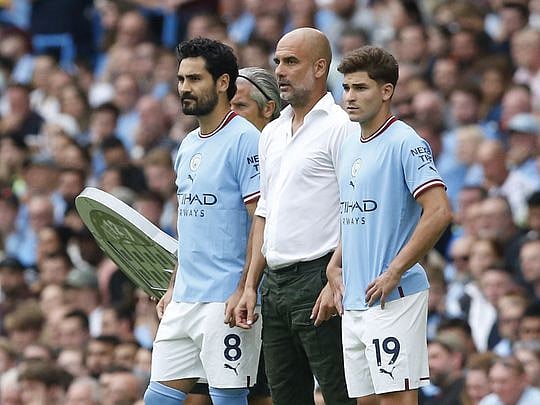 Manchester City coach Guardiola backs Alvarez to shine when Haaland is ...