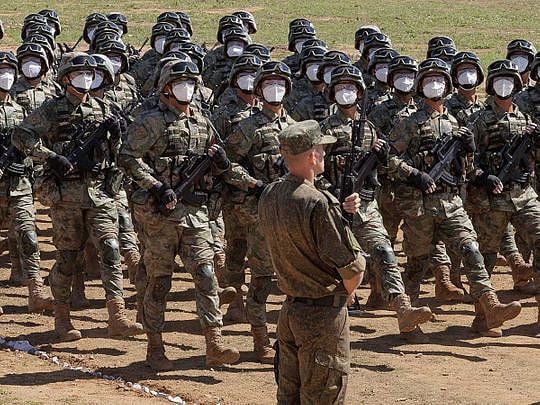 Indian troops join Russian military exercise despite US concerns