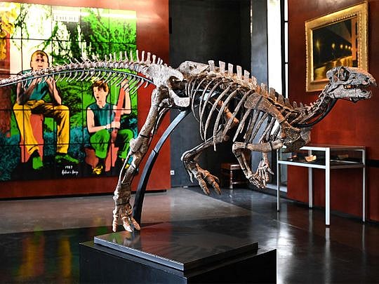 Dinosaur fit for the living room to be sold at Paris auction
