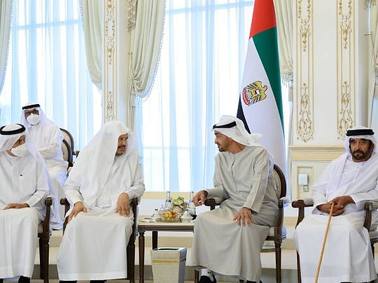 In Abu Dhabi: UAE President meets Saudi Consultative Assembly chairman