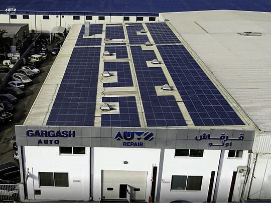 Gargash Auto operates UAE’s first ever garage that runs on solar power