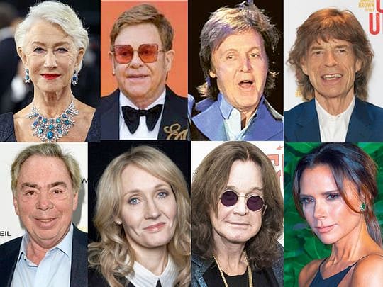 Celebrities bid fond farewell to 'our greatest Queen'