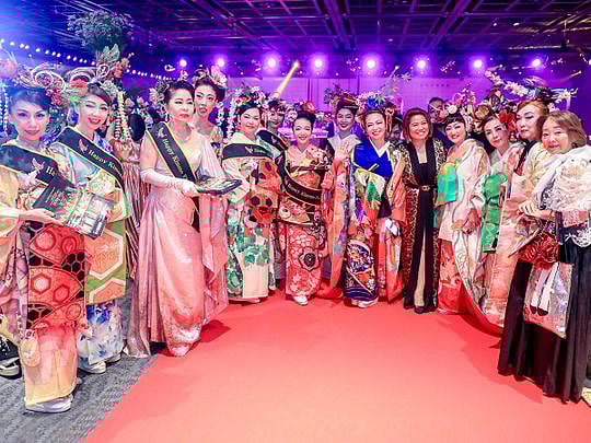 Dubai witnesses a grand show of Kimonos