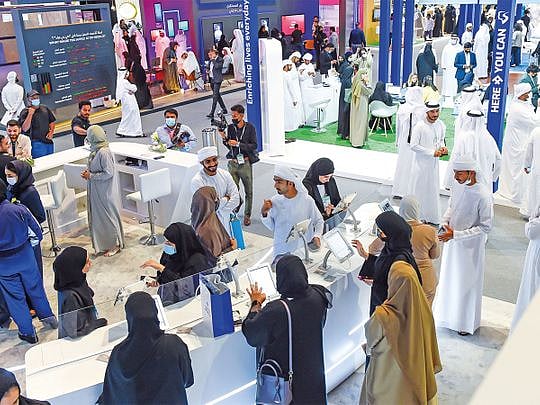 Photos: Hundreds of Emirati jobseekers throng Careers UAE 2022