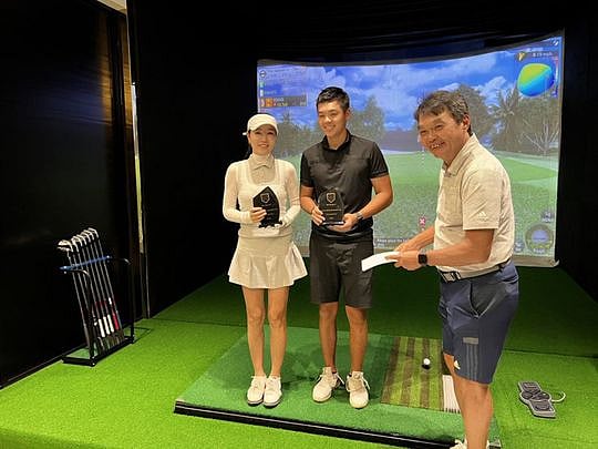 William and Sonia Xu win MyGolf Dubai Grand Opening Tournament
