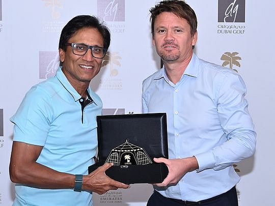 Tauseef Khan wins 2022 Gerbich Cup at Emirates Golf Club