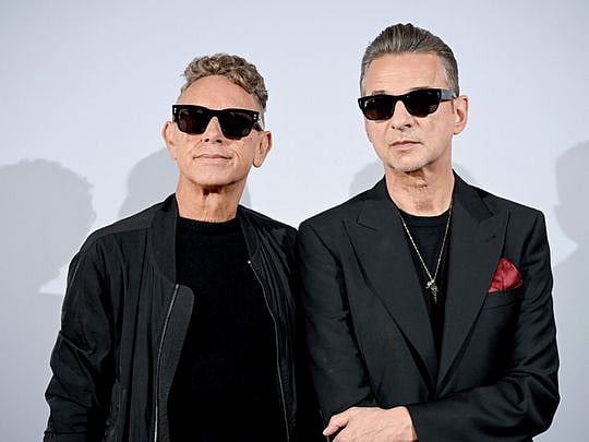 British band Depeche Mode line up 1st album, tour in over 5 years
