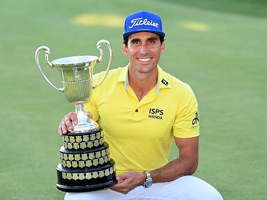 Dubai resident Rafa Cabrera Bello defends the acciona Open de España ...