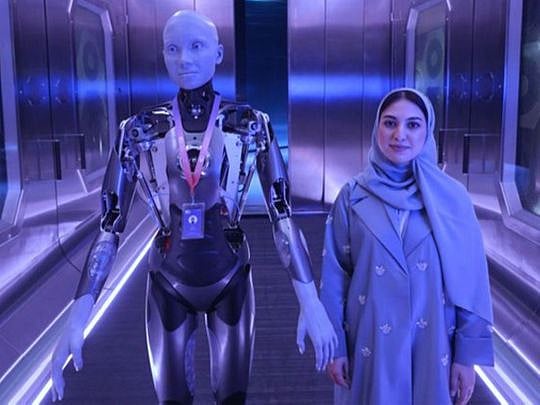 Humanoid Robot greets Museum of the Future visitors, becomes first ...