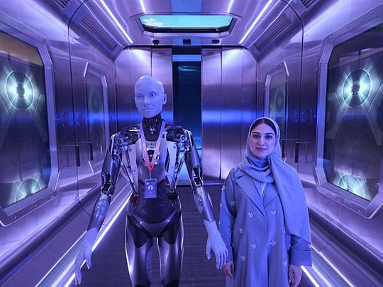 Watch: Humanoid Robot to welcome Museum of the Future visitors