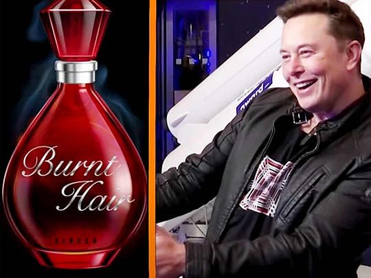 Video: Elon Musk sells $1 million worth of quirky new perfume, 'Burnt ...