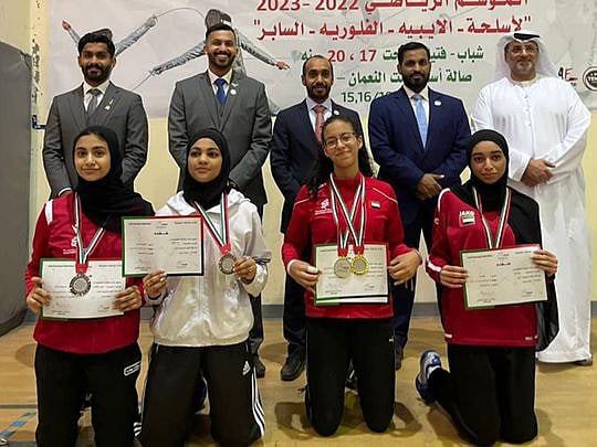 Sharjah Women’s Sports Club fencers claim three medals at UAE Fencing ...
