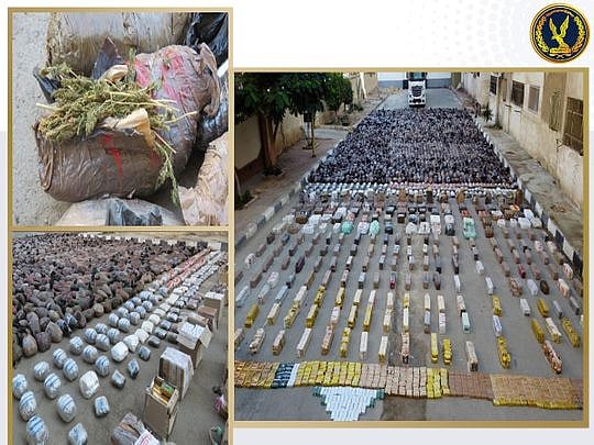 Egypt seizes record drug haul in Suez