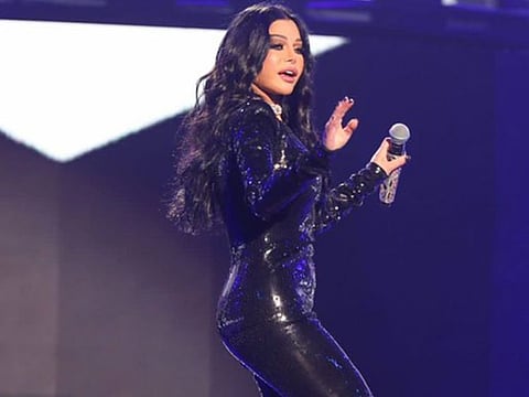 Watch video: Lebanese celebrity Haifa Wehbe in first Saudi concert