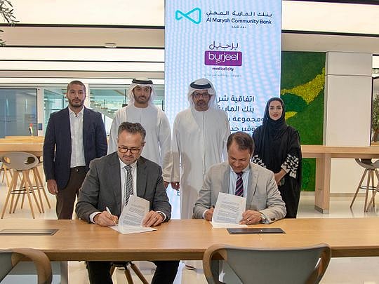 Al Maryah Community Bank and Burjeel Holdings sign MoU