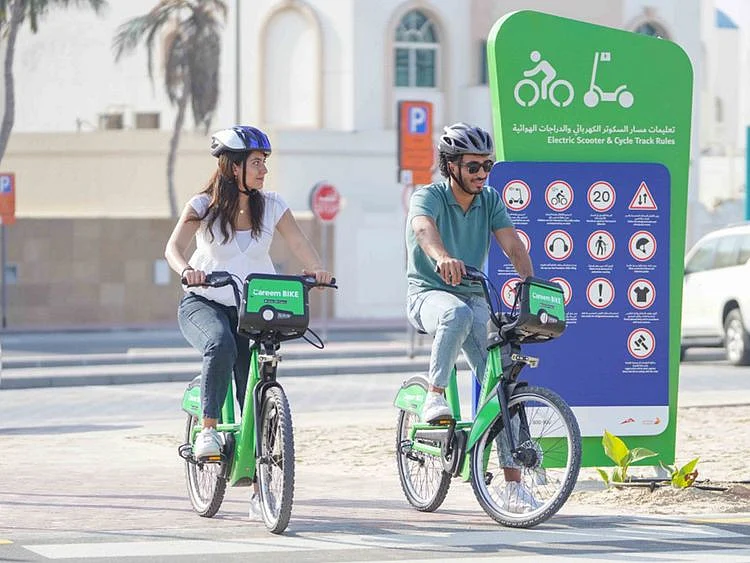 Dubai records 2.8 million trips made on Careem bicycles