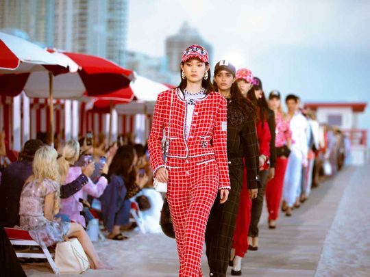 Celebrities pack Chanel’s Miami Beach show