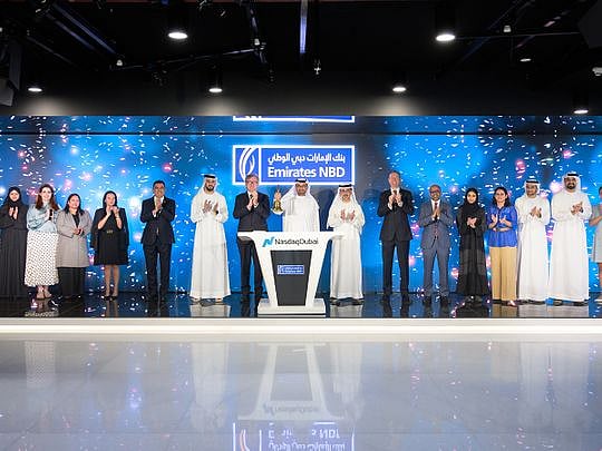 Emirates NBD rings Nasdaq Dubai bell to mark $500m bond listing