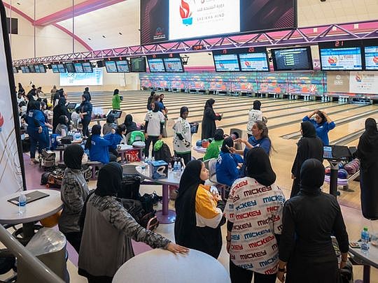 Reem Jamal and Asmaa Al Suwaidi give GDRFA 1-2 in bowling competition