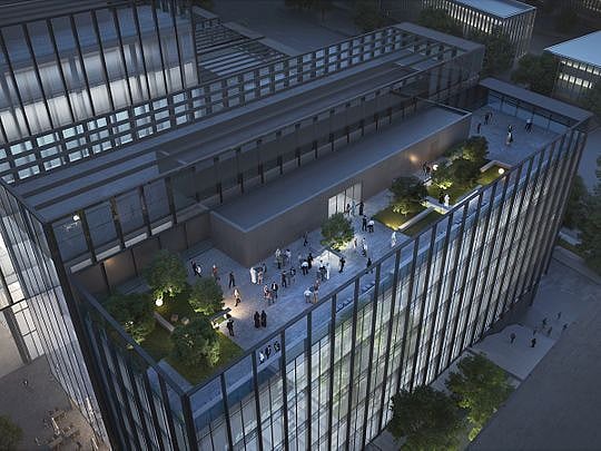 First office buildings in Sharjah’s new Central Business District in ...