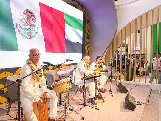 Traditional Arab musical instrument makes a mark at Mexico book fair