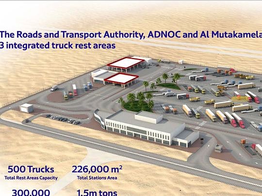 Three massive 'Truck Rest Stops' coming up in UAE