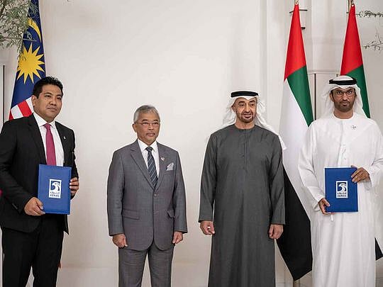 UAE President, Malaysia's King witness signing of Middle East's first ...