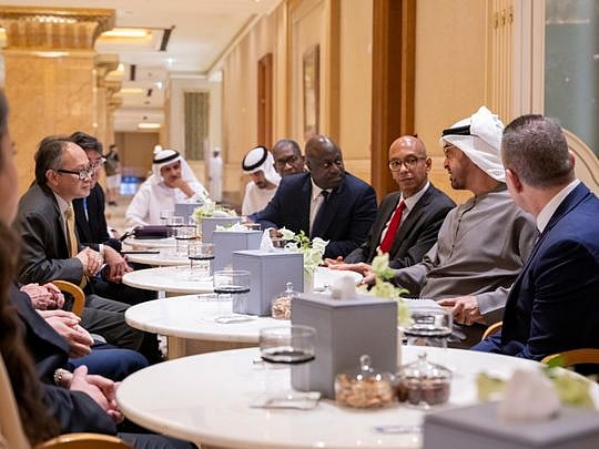 UAE President receives representatives from UN Member States