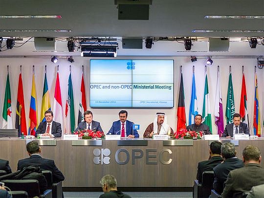 Historic Declaration of Cooperation of OPEC and non-OPEC oil-producing ...