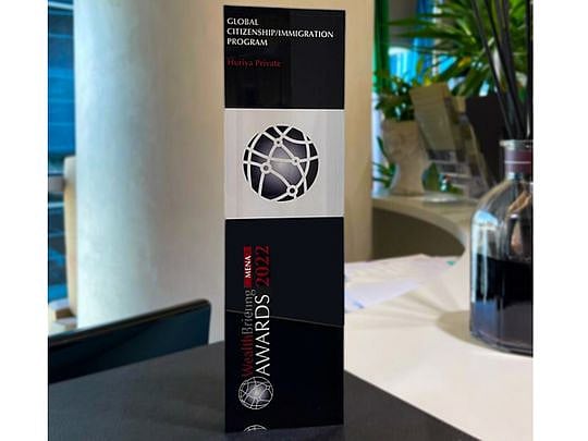Huriya Private awarded Best Global Citizenship & Immigration Program ...