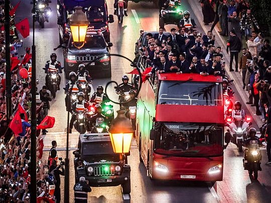 Photos: Morocco World Cup team arrives home to heroes' welcome