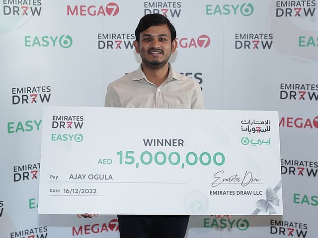 Indian driver in UAE wins Dh15 million in Emirates Draw