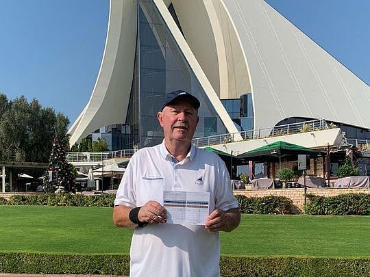 Veteran Dubai golfer John Fellingham shoots 70 at the age of 70