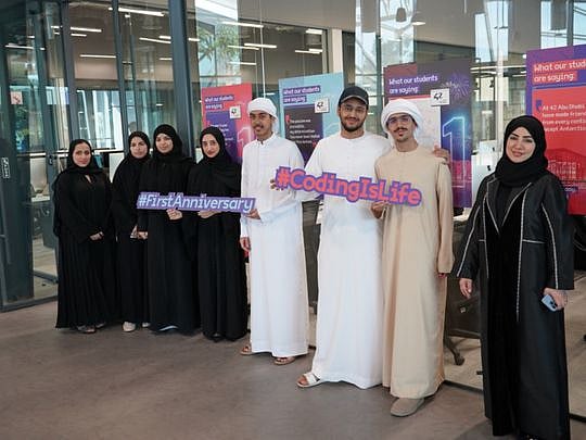 ‘42 Abu Dhabi’ coding school turns 1, enrolls 340 students from all ...
