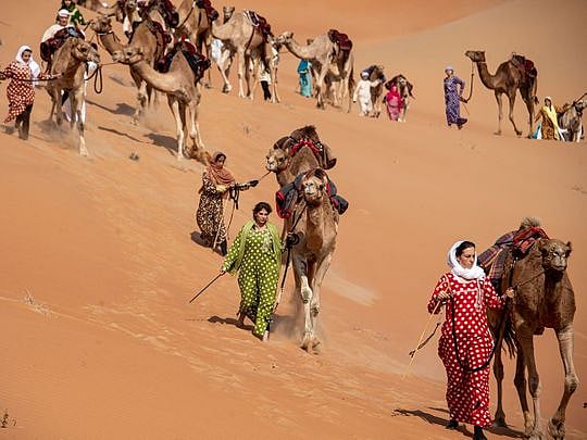 Expats explore UAE culture on camel back through 600km of desert