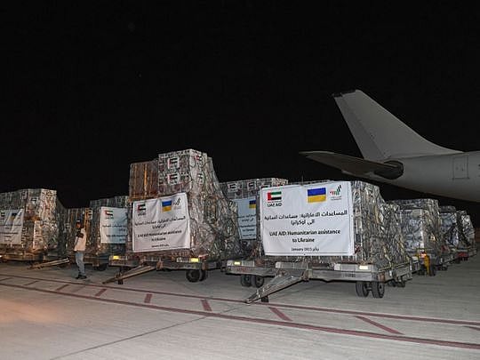 Ukraine receives 2nd consignment of household generators from UAE aid