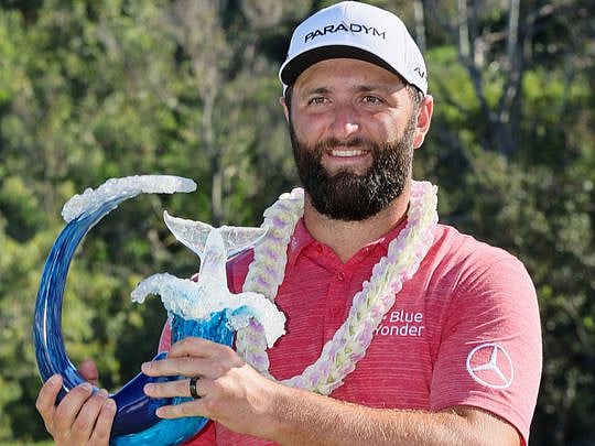 Rahm wins in Hawaii on PGA Tour with dramatic comeback