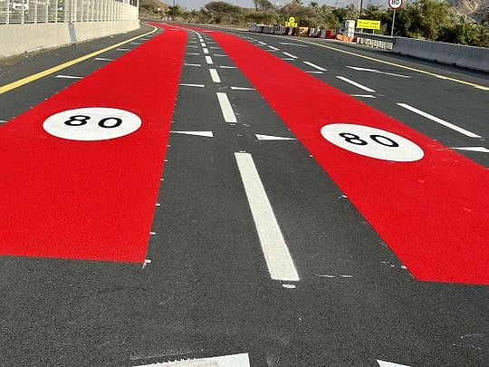 Speed limit on a sector of Dubai-Hatta Road reduced to 80km/h