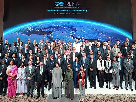 Irena in Abu Dhabi: Installed renewable capacity must triple every year globally until 2030