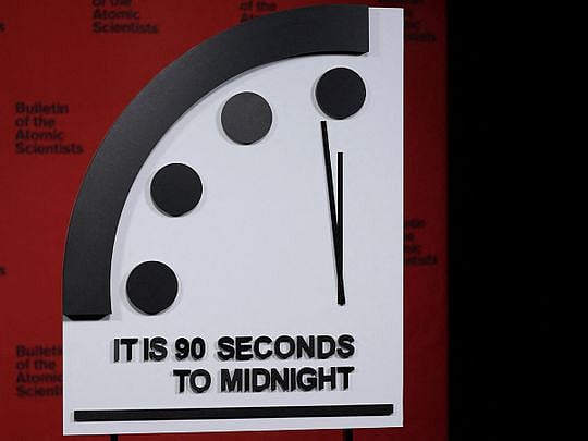 'Doomsday Clock' moves closest ever to midnight