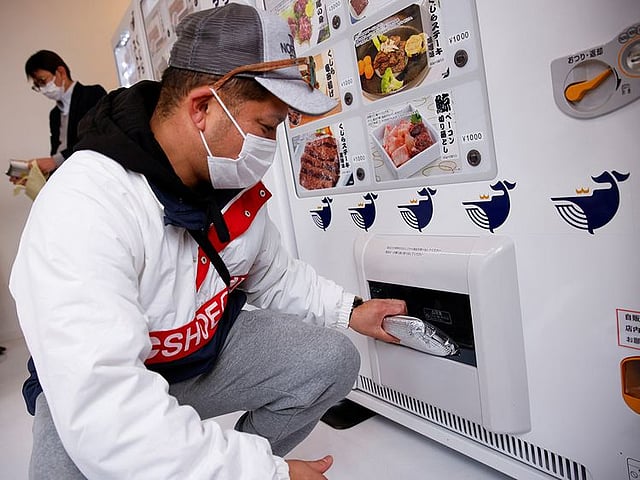Japan firm pins hopes on vending machines to revive whale meat sales
