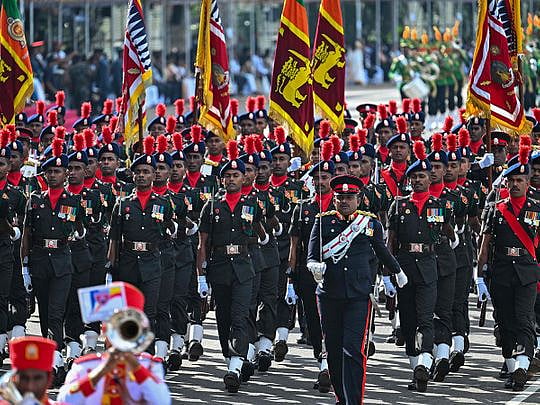 Photos: Sri Lanka marks 75th independence anniversary with military parade