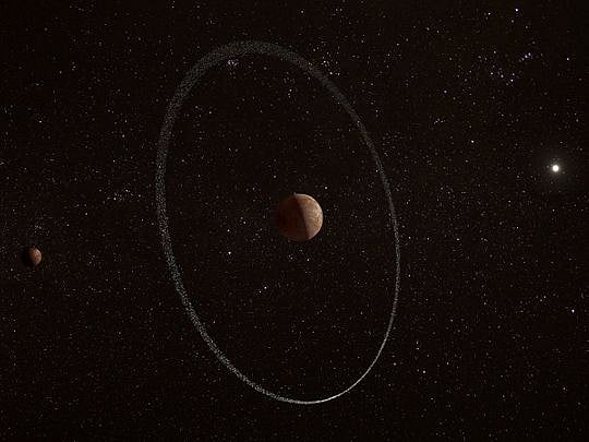 Astronomers astonished by ring around frigid distant world Quaoar